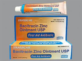 bacitracin zinc 500 UNT-GM Topical Ointment